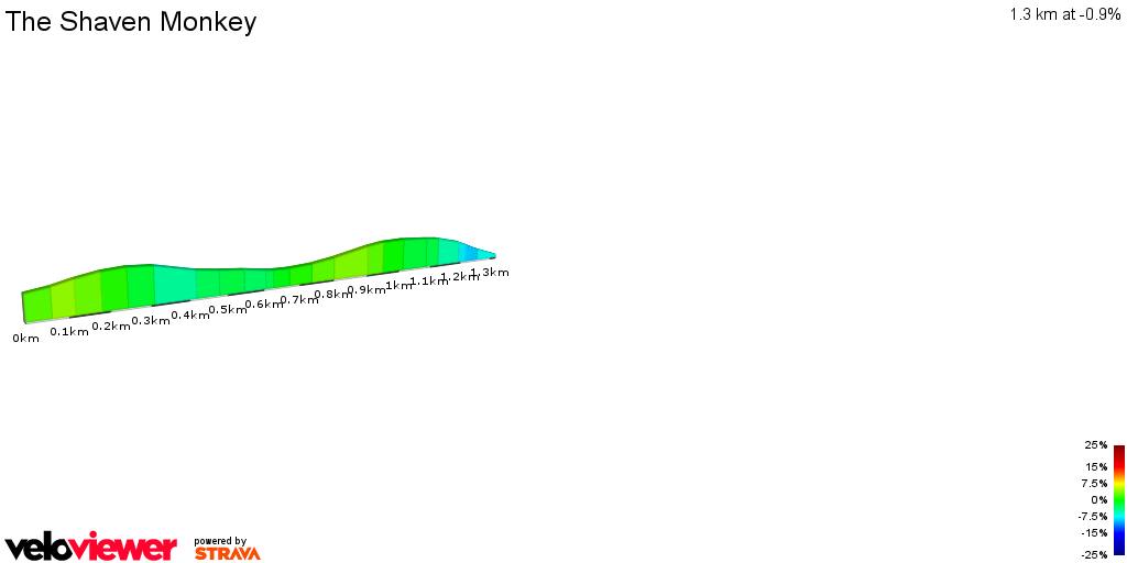 Segment Details for The Shaven Monkey - VeloViewer