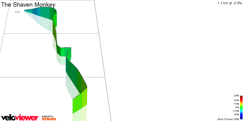 Segment Details for The Shaven Monkey - VeloViewer